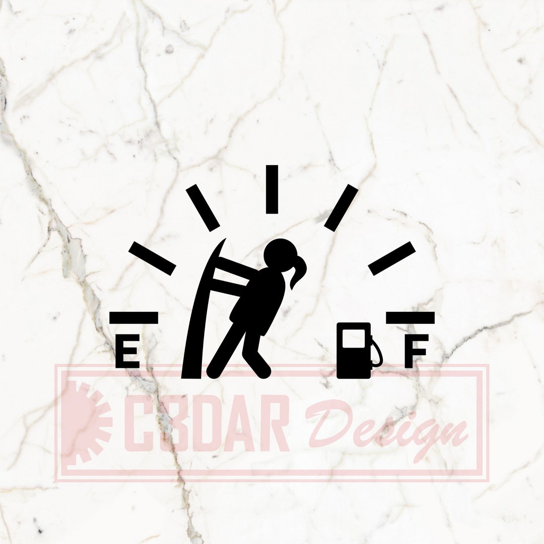 Gas Gauge Sticker Car Sticker Decal Gas Tank Sticker - Etsy