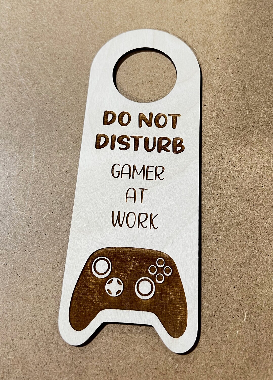 Do Not Disturb Gamer at Work Wooden Door Sign Door Hanger - Etsy