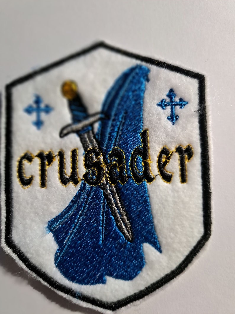 New Crusader Embroidery Pes File for Patch Adjust to Your Colors Easy ...
