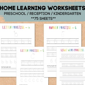 Preschool/reception/kindergarten Printable Worksheets. Line, Shape ...