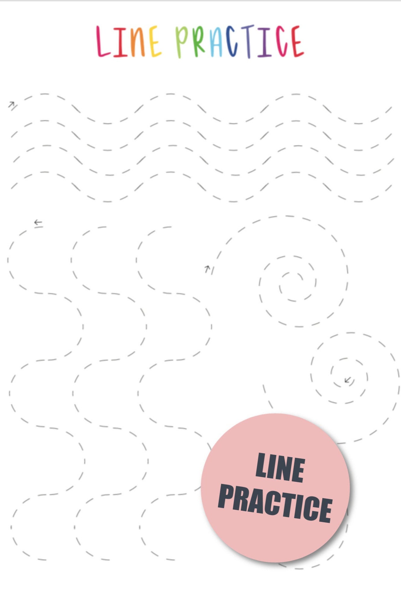 Preschool/reception/kindergarten Printable Worksheets. Line, Shape ...