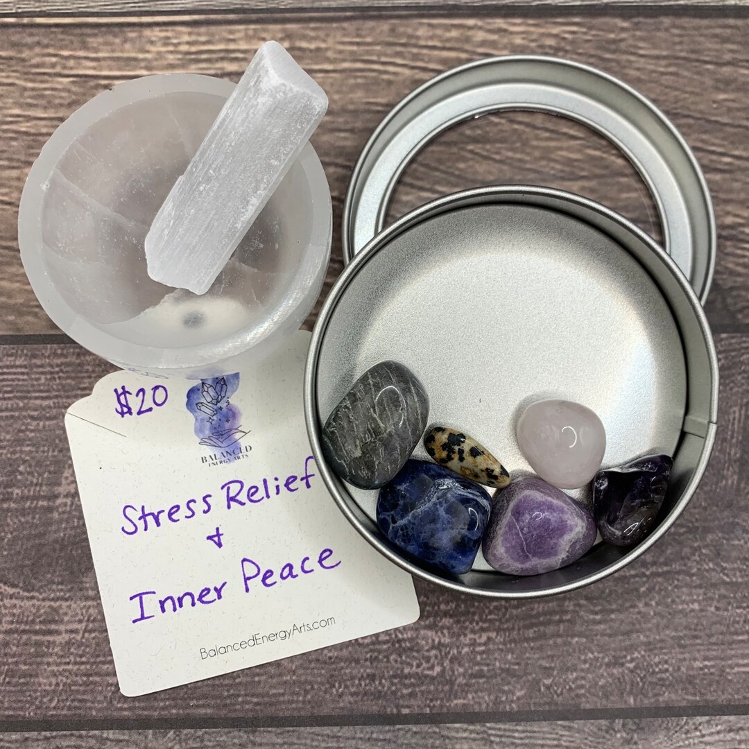 Stress Relief & Inner Peace Crystal Kit | Crystals for Inner Peace ...