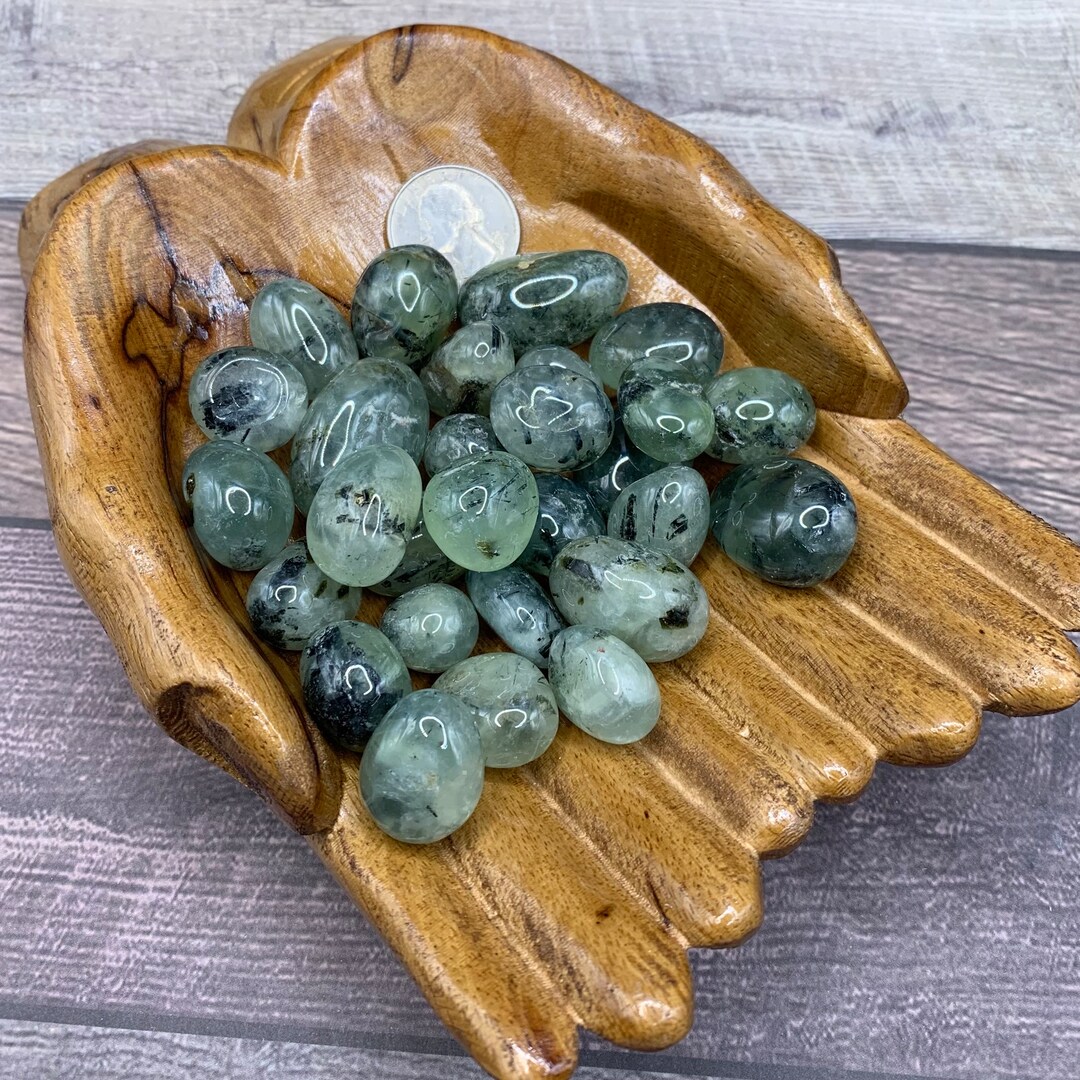 Prehnite Tumble | Crystals for Anxiety | Crystals for Nightmares | ADHD ...