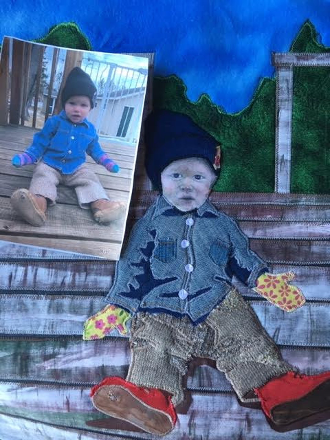 Commission Custom Made Picture Gift of Baby Child Family - Etsy