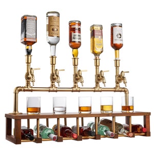 Personalized Wine and Liquor Dispenser for Home Bar - Industrial ...