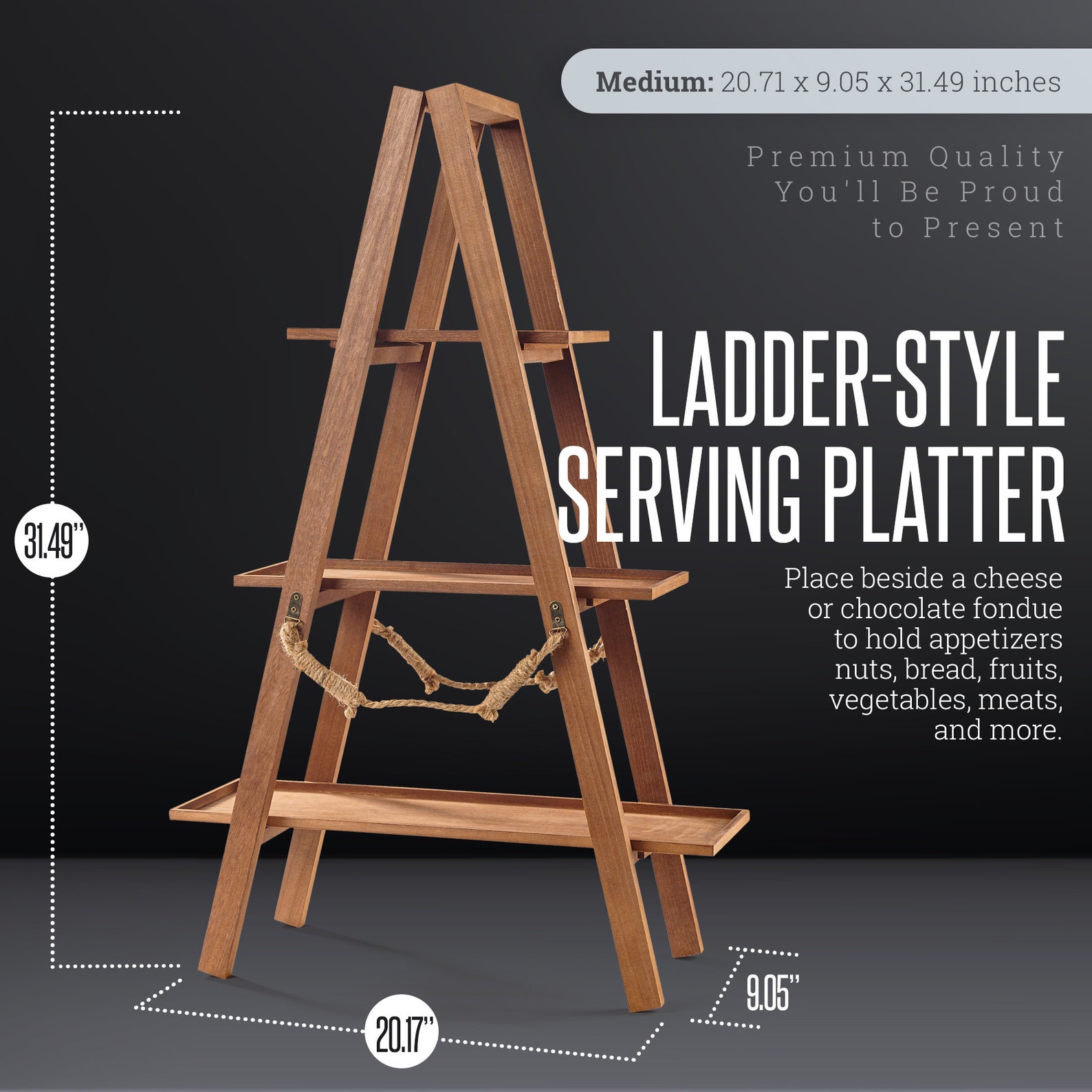 3 Tier Tray, Treat Ladder, Three Tiered Tray Stand, Hosting Trays ...