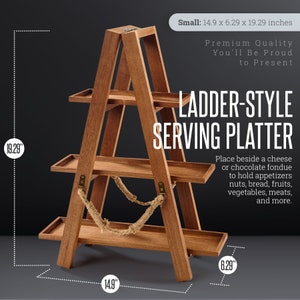3 Tier Tray, Treat Ladder, Three Tiered Tray Stand, Hosting Trays ...