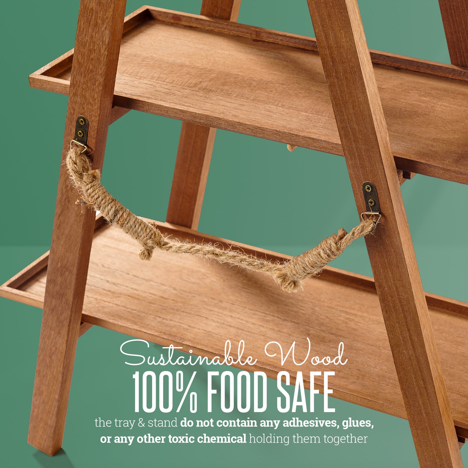 3 Tier Tray Treat Ladder Three Tiered Tray Stand Hosting - Etsy