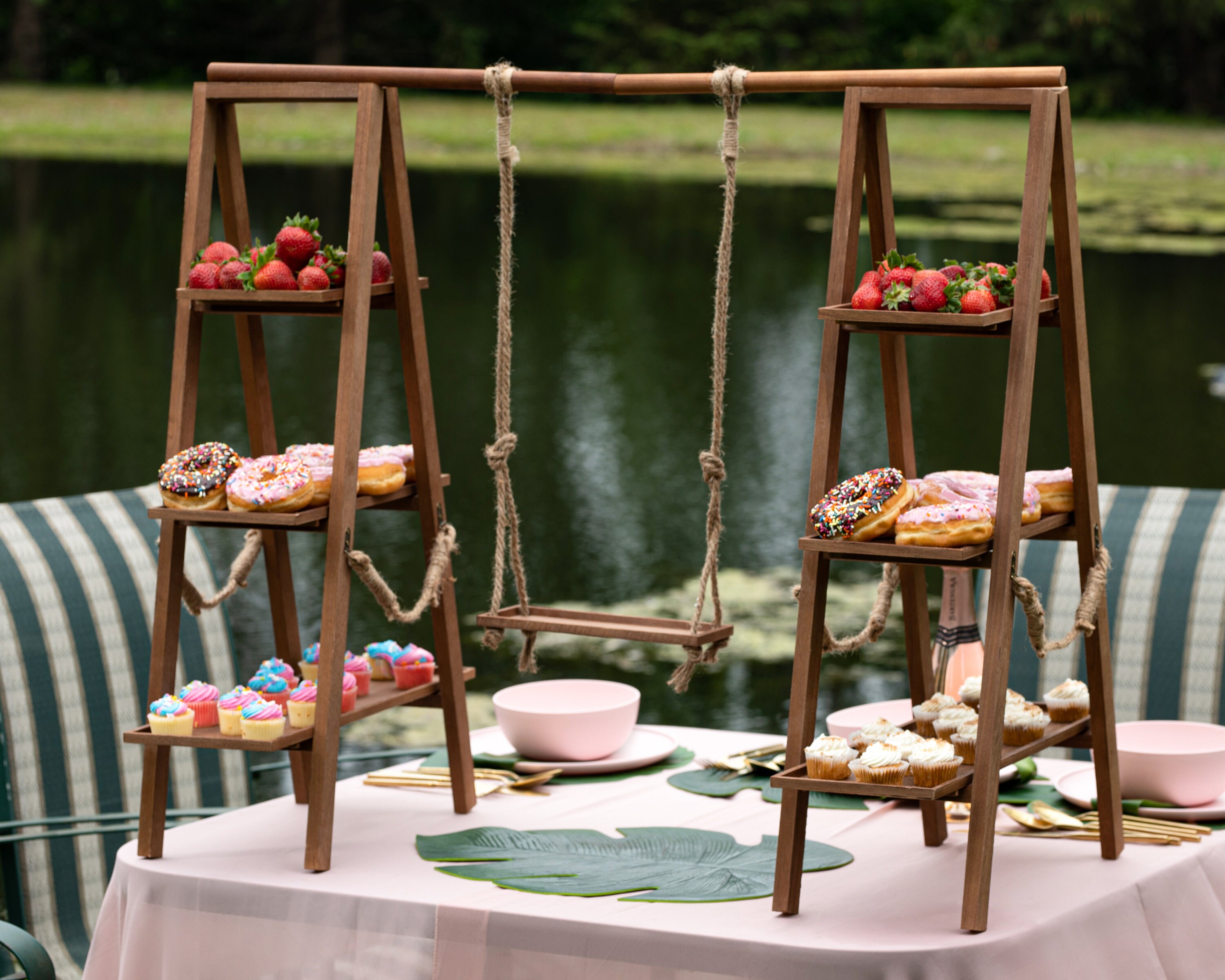 Personalized Party Dessert Station, Custom Serving Stand for Any Event ...