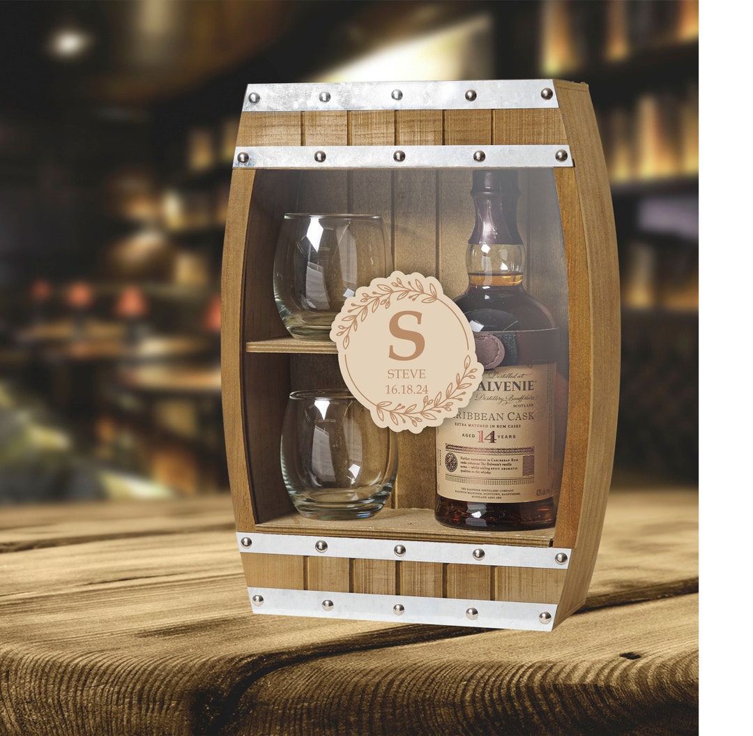 Entertaining Enthusiast's Personalized Wine Barrel - Elegant Wall Decor ...