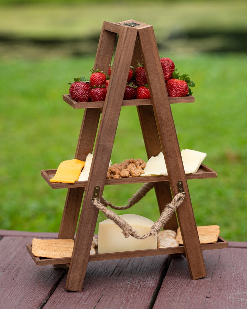 3 Tier Tray, Treat Ladder, Three Tiered Tray Stand, Hosting Trays ...