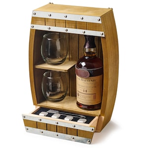 Barrel Whiskey Decanter Set, Whiskey Stones Decanter Set With Box ...