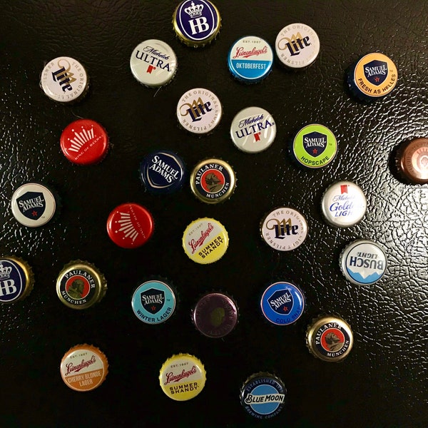 Beer Cap Magnets - Etsy