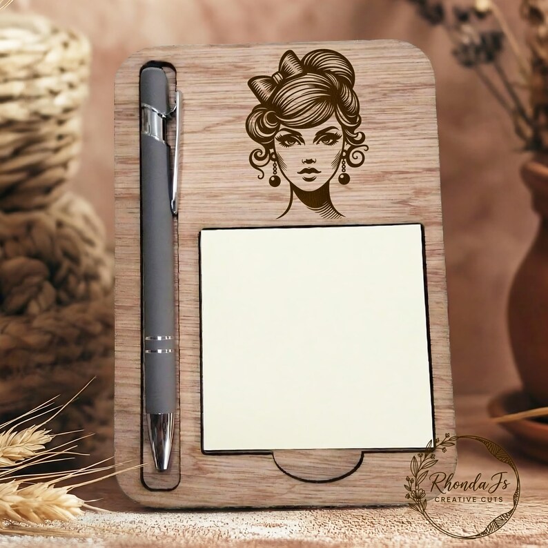 Retro Lady SVG Laser Engraving File, Woman Portrait File, 1950s Glamour ...