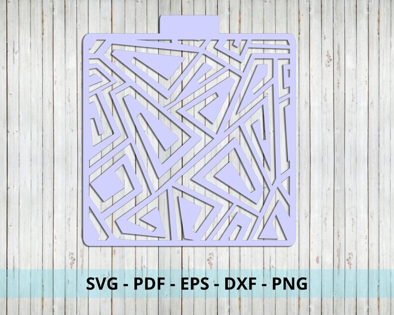 Maze Stencil SVG Cut File | Etsy