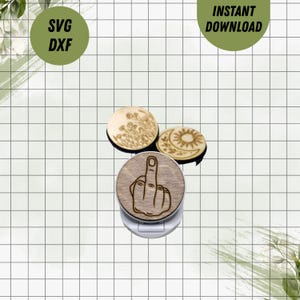 Middle Finger Phone Grip Laser SVG Cut File, Pop up Phone Grip ...