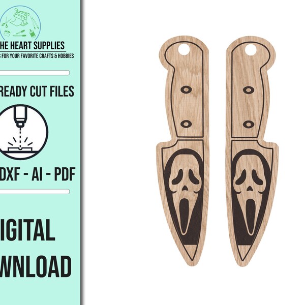 Scream Knife Svg - Etsy