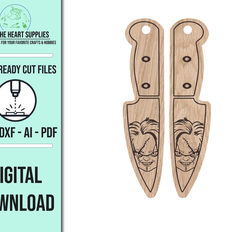 Chucky Silhouette Svg - Etsy