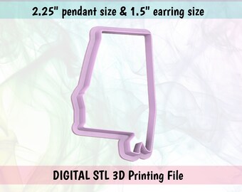 Alabama 3d Print - Etsy