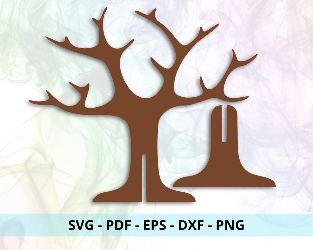 Jewelry Tree Display SVG Cut File - Etsy UK