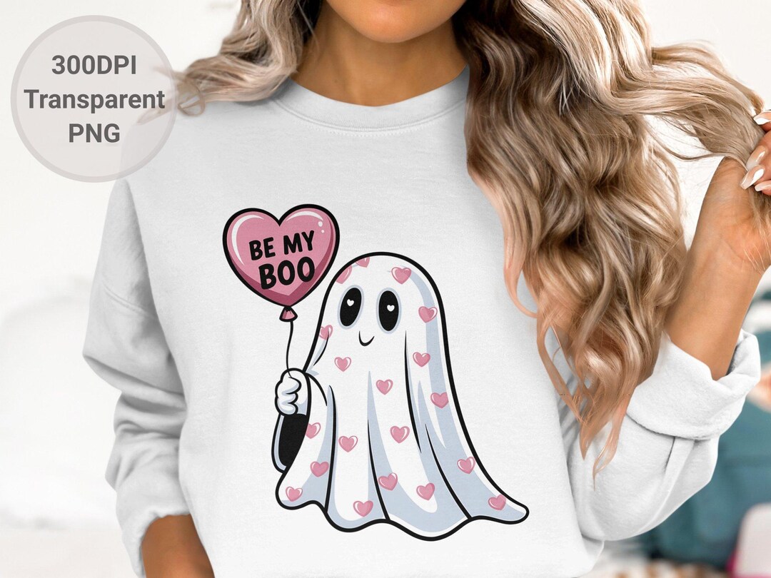 Be My Boo Ghost Sublimation Design, 300 Dpi PNG, Cute Ghost Holding ...