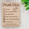 Drunk Dice Game Laser Cut SVG File, Party Dice Game Design, Digital ...