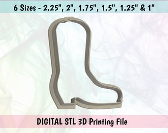 Cowboy Boot Stl - Etsy