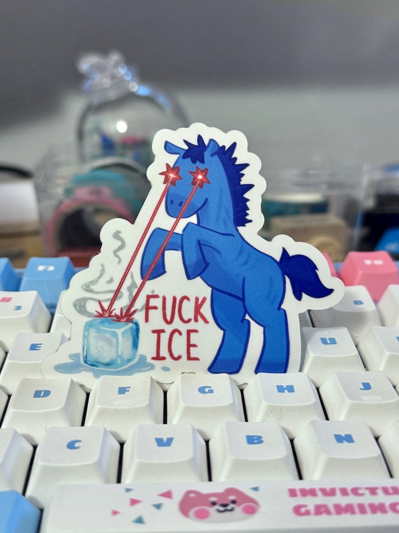 Fuck Ice Blucifer Colorado Waterproof Sticker - Etsy