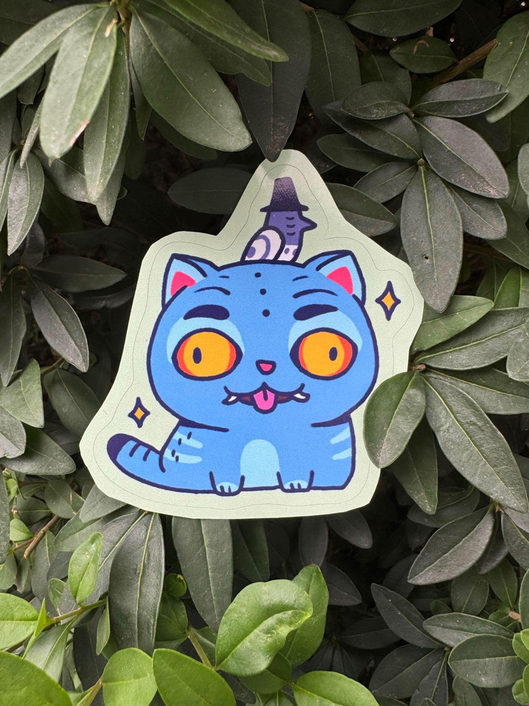 K-pop Blue Tiger and Suspicious Magpie Waterproof Vinyl Sticker - Etsy
