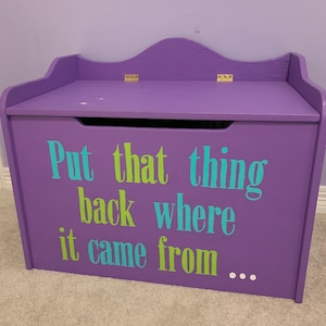 Toy Box Template - Etsy