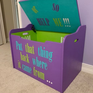 Toy Box Template - Etsy