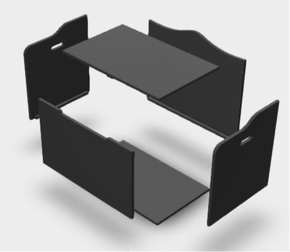 Toy Box Template - Etsy