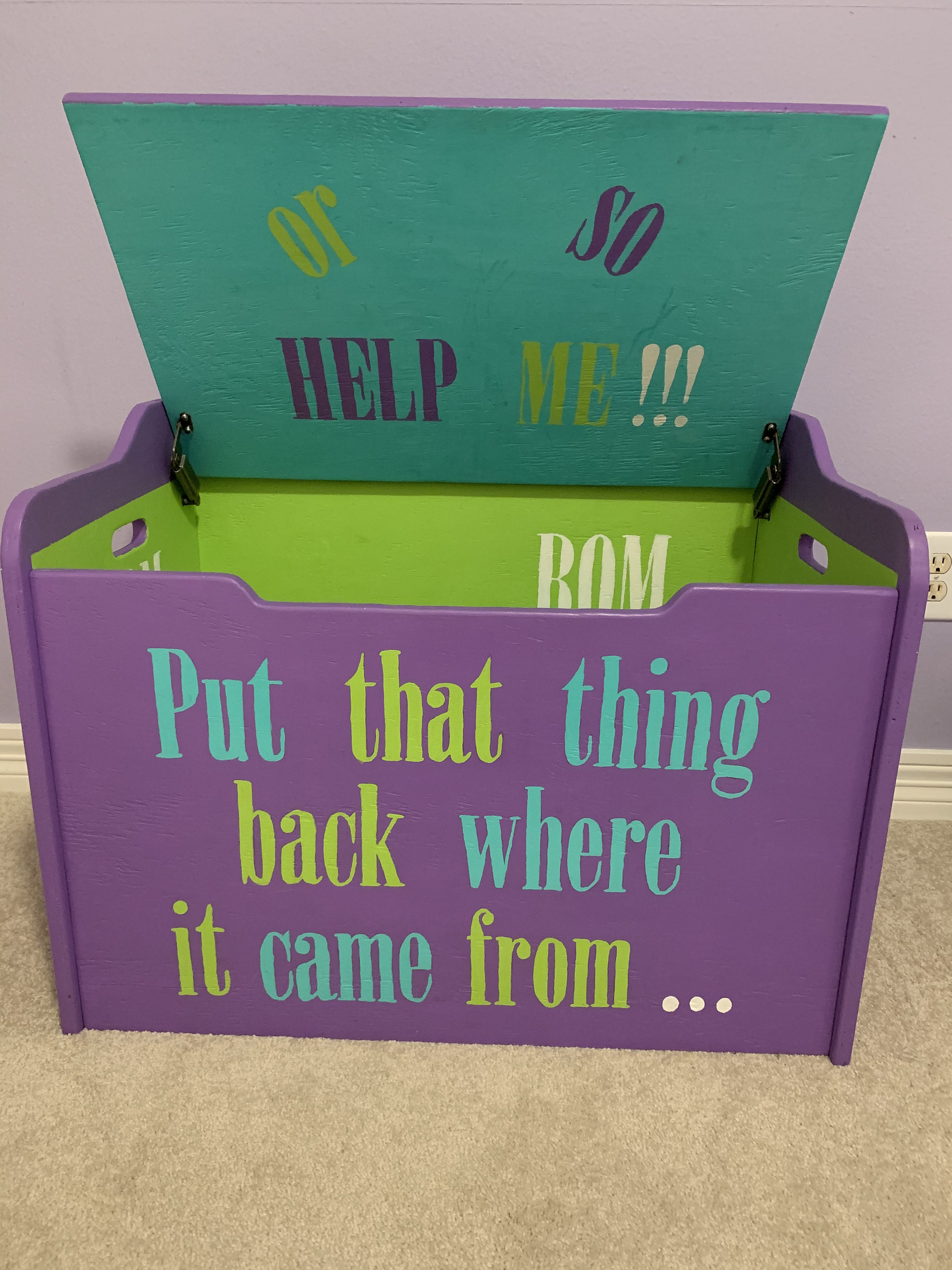 Toy Box Template - Etsy