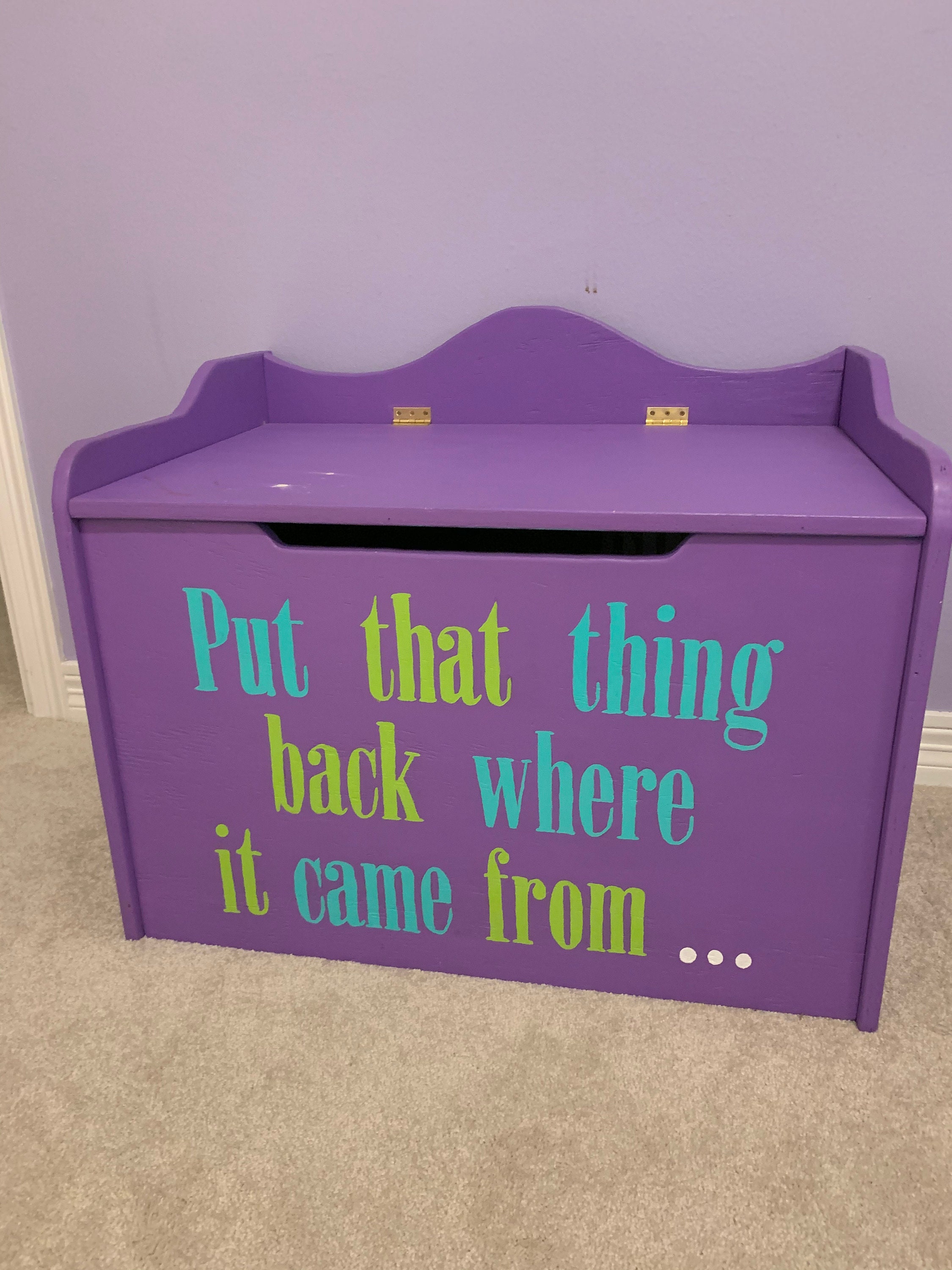 Toy Box Template - Etsy