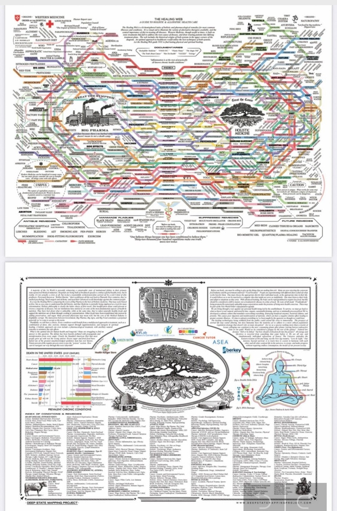 Healing Web Map - Etsy