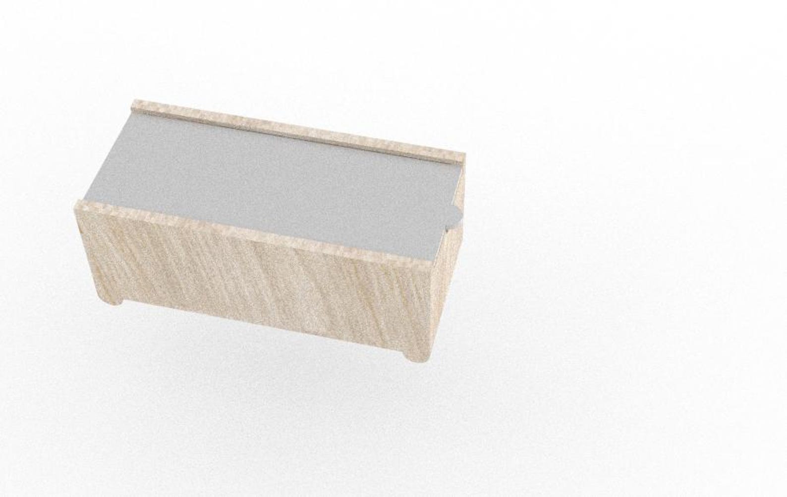 Wood Box Slide Open Lid Multiple Sizes Laser Cut Ready to Print - Etsy