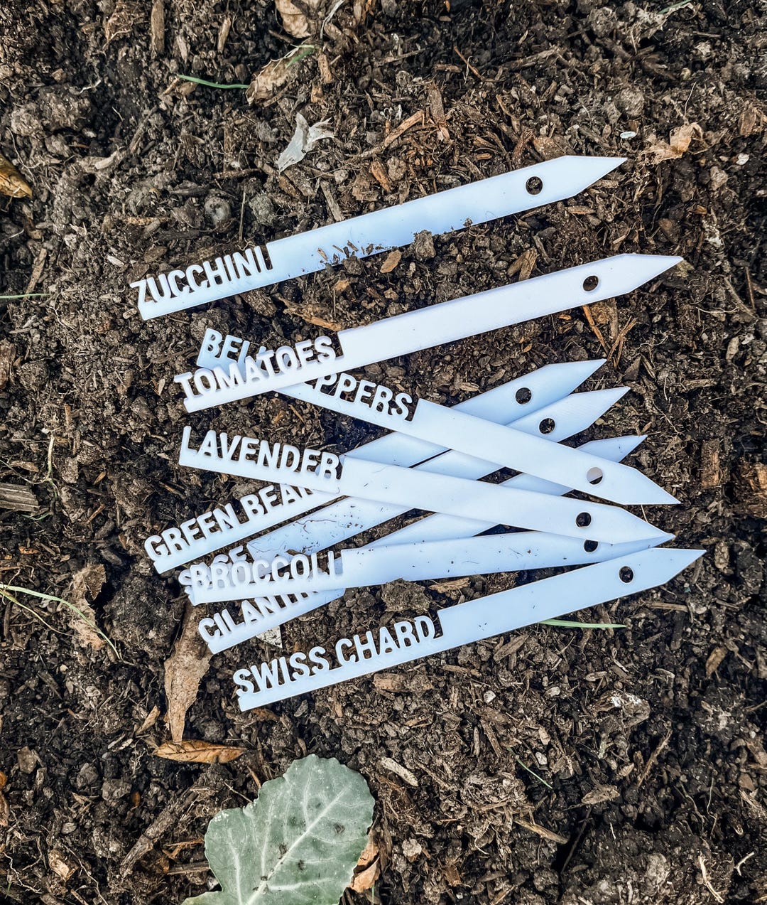 3D Printed Vegetable Herb Plant Stakes, Garden Markers, Vegetable ...