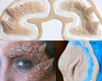 Snake Prosthetics Set SFX Makeup Silicone Appliance | Etsy