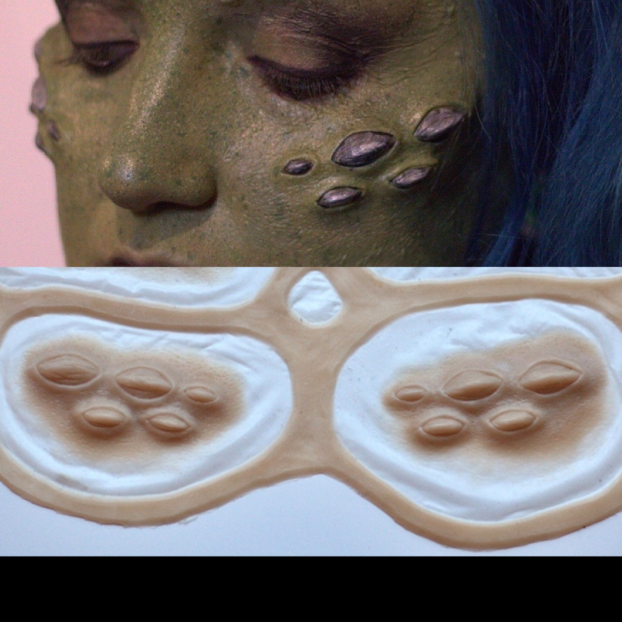 Alien Cheeks Cheekbone Prosthetic SFX Makeup Silicone - Etsy UK