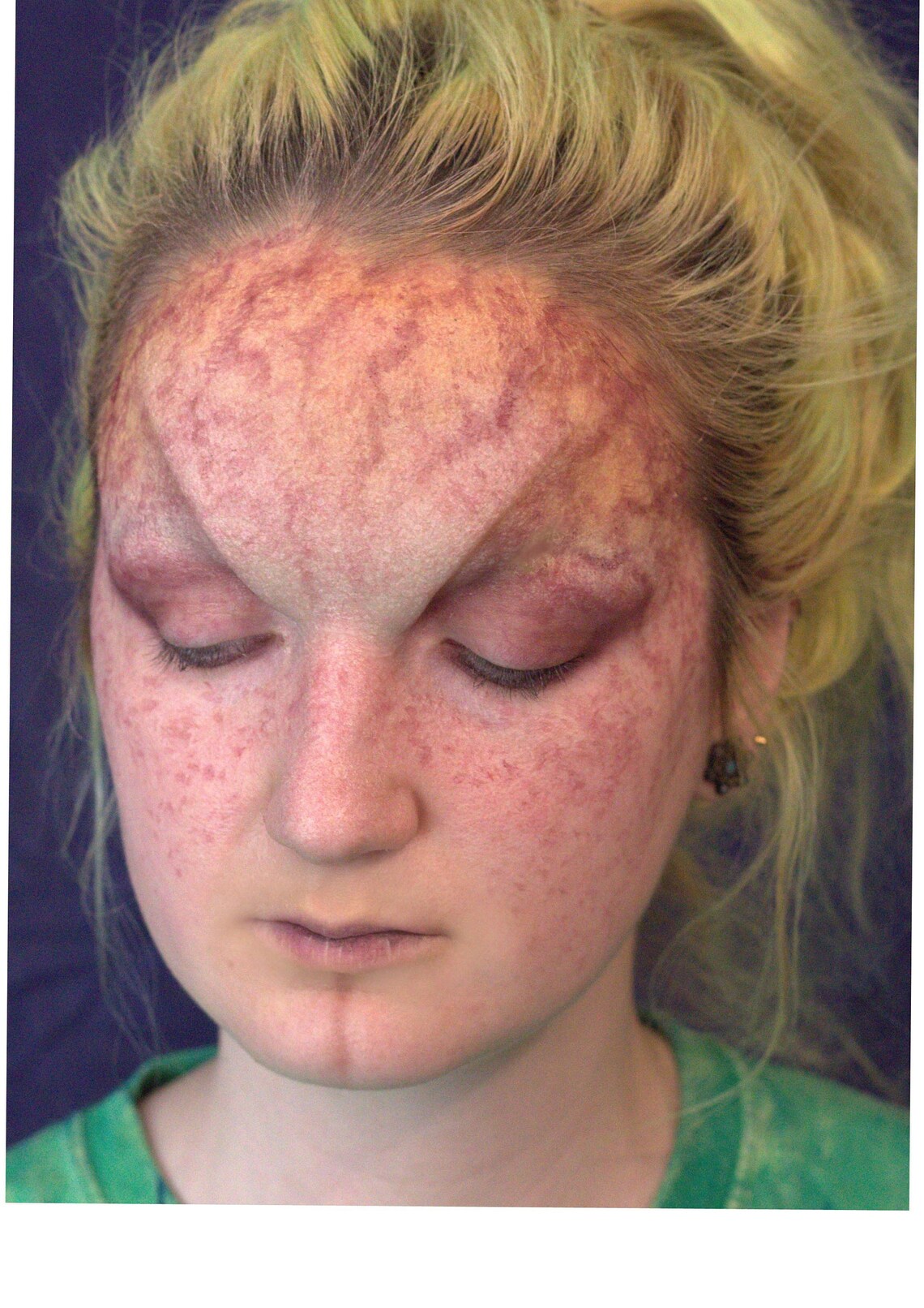 Alien Forehead Brow Prosthetic, Sci-fi, Fantasy, SFX Makeup, Silicone ...