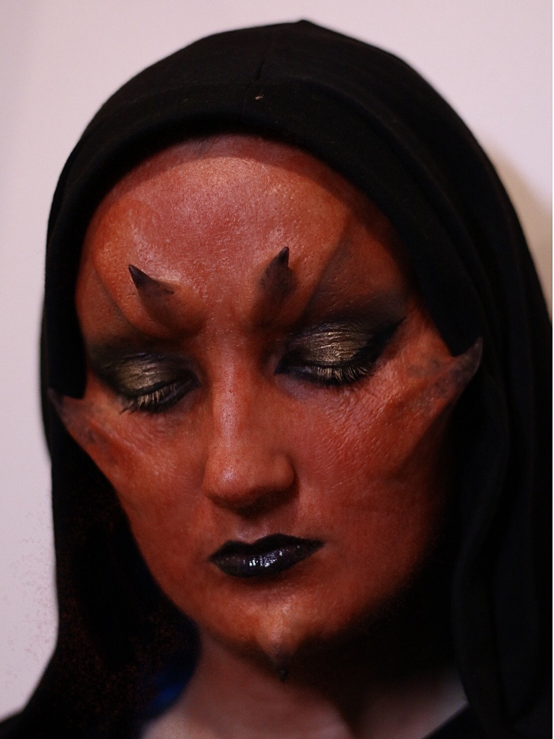 Alien Devil Forehead Brow Prosthetic, SFX Makeup, Silicone Appliance ...