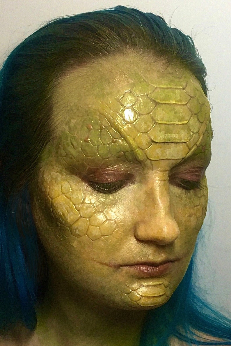 Snake Forehead Prosthetic SFX Makeup Silicone Appliance - Etsy