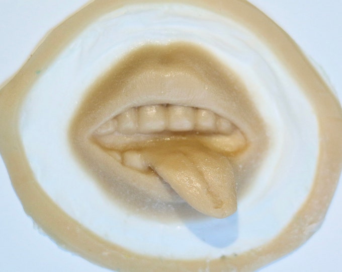 Mouth Tongue Silicone Prosthetic, SFX Makeup, Halloween, Special ...