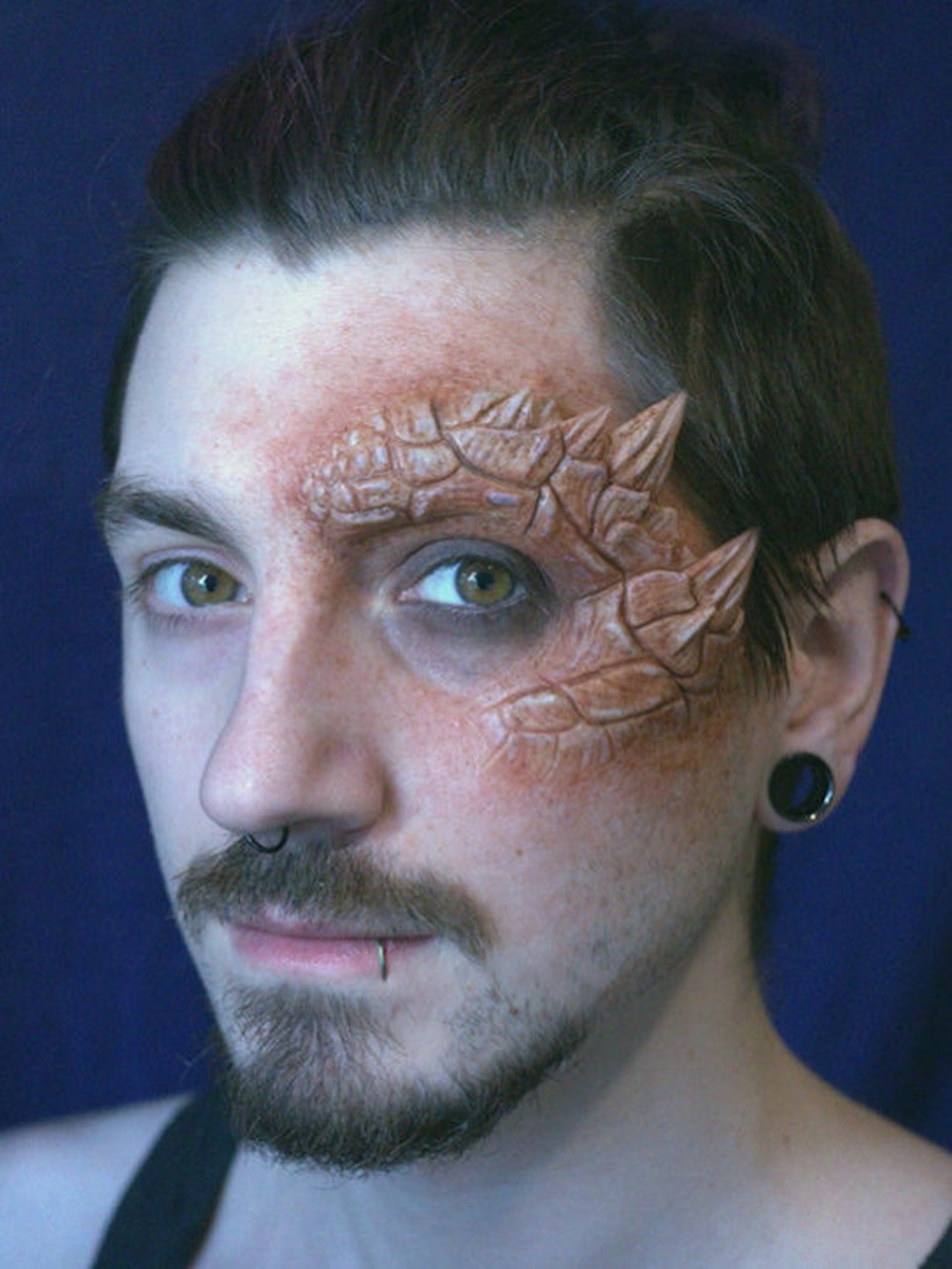 Dragon/scales/lizard Prosthetic 2 Sides Mask SFX Makeup - Etsy