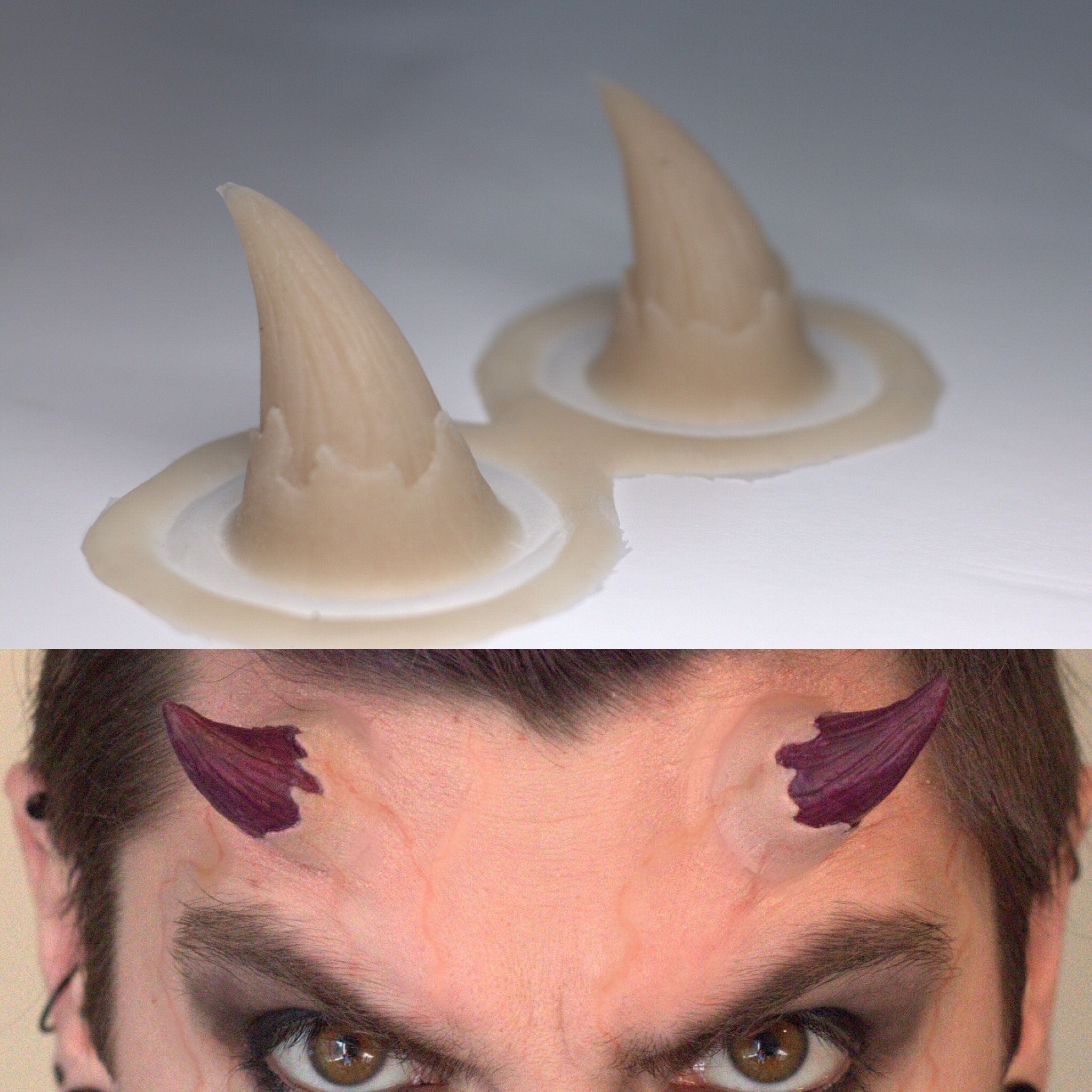 Devil Horns Demon Prosthetic SFX Makeup Silicone Appliance - Etsy UK