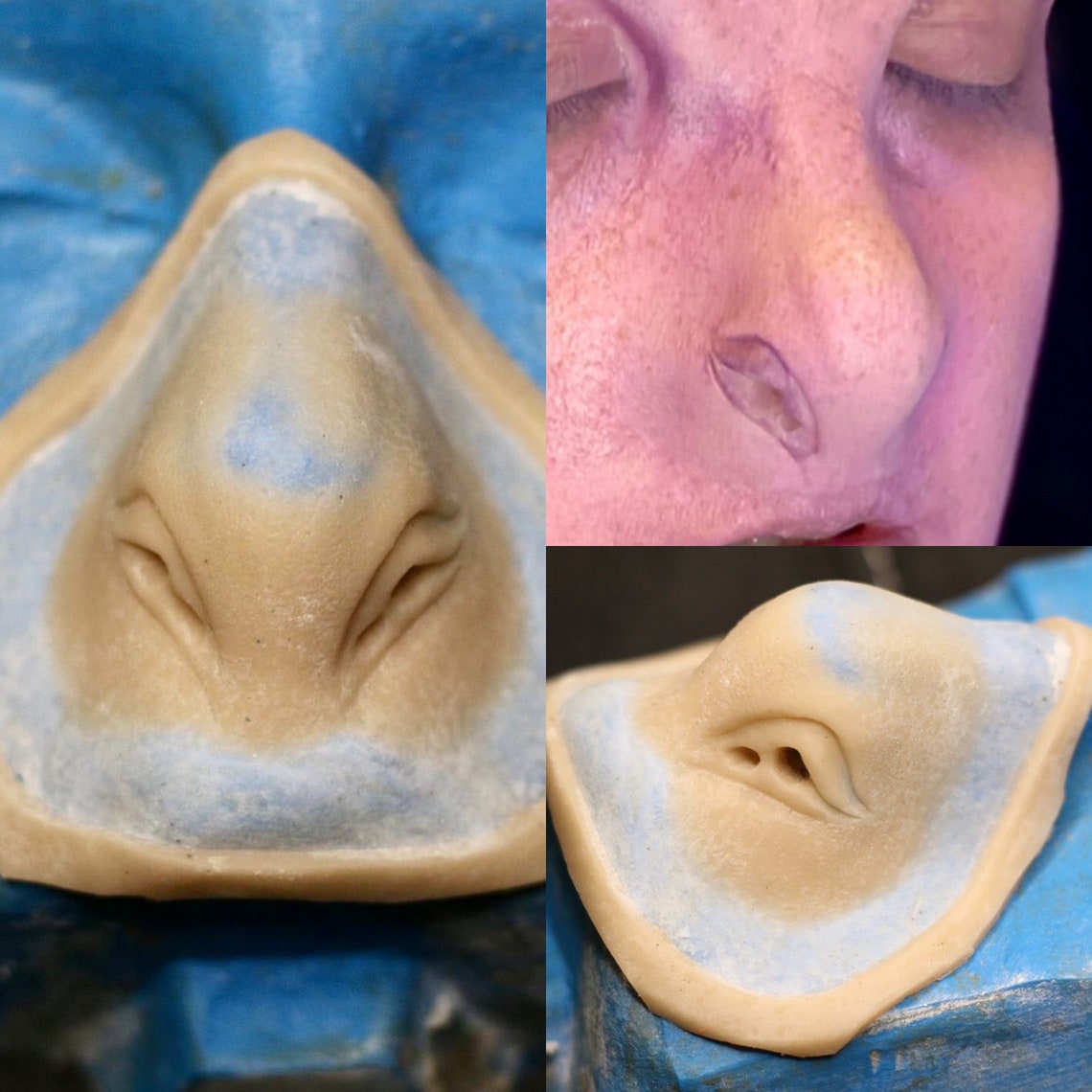 Alien Scifi Nose Prosthetic Encapsulated Silicone Prosthetic - Etsy