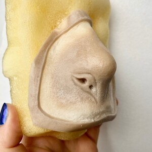 Alien Scifi Nose Prosthetic, Encapsulated Silicone Prosthetic - Etsy