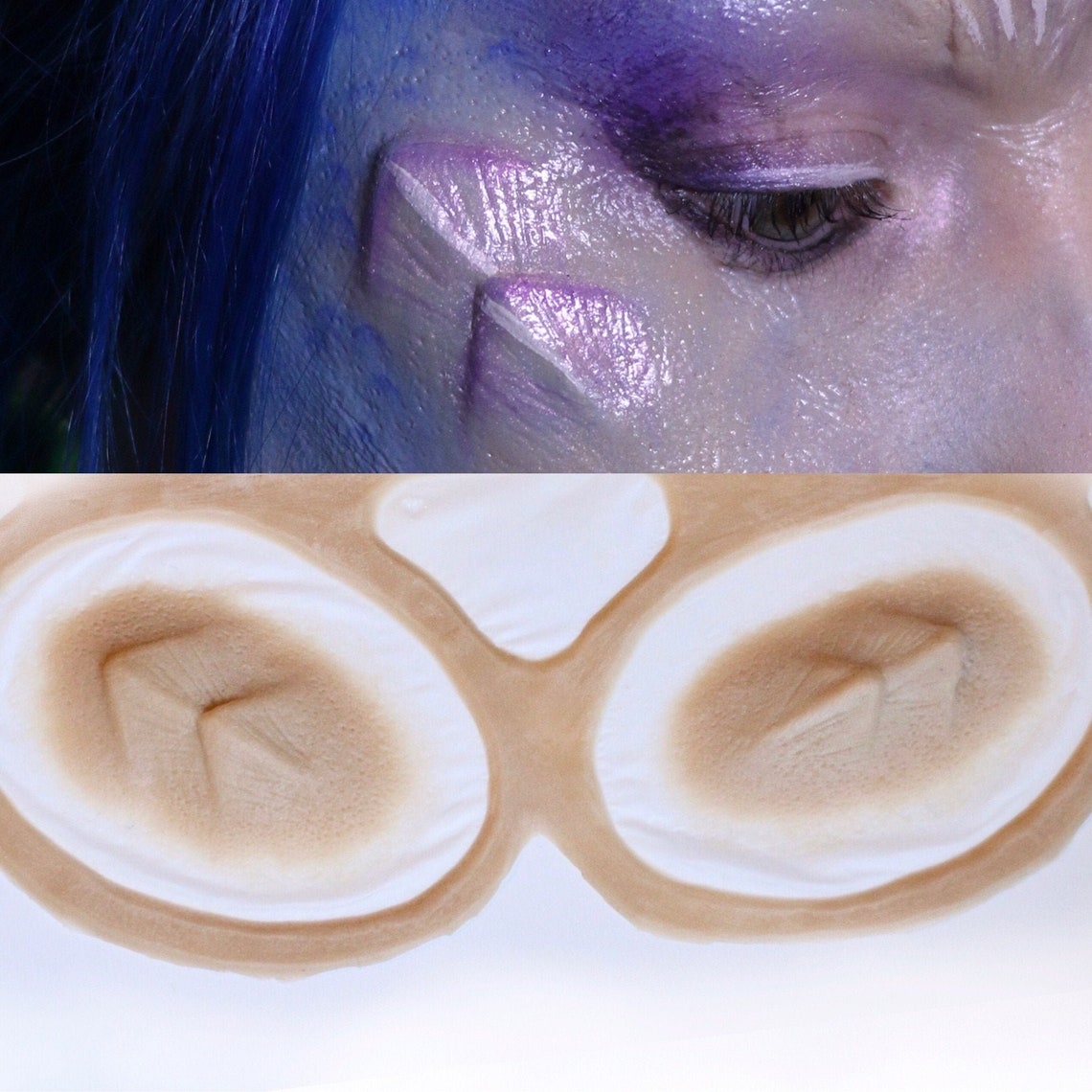 Mermaid Cheekbone Prosthetic Silicone Encapsulated Appliance | Etsy