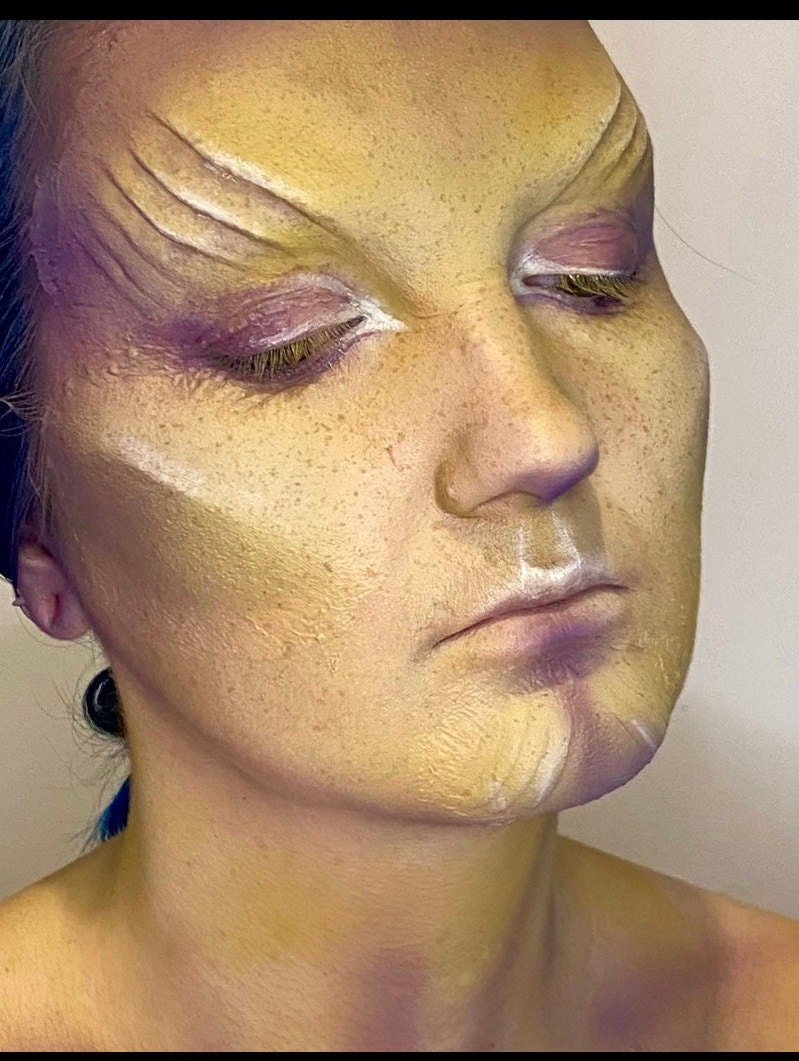 Alien Raised Cheekbones Silicone Prosthetic - Etsy