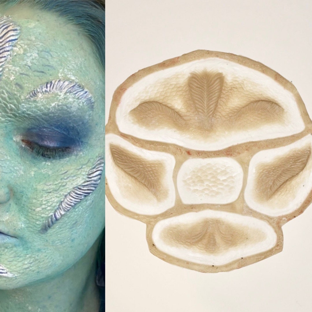 Mermaid Alien Scale Prosthetic Set, Encapsulated Silicone Prosthetic - Etsy